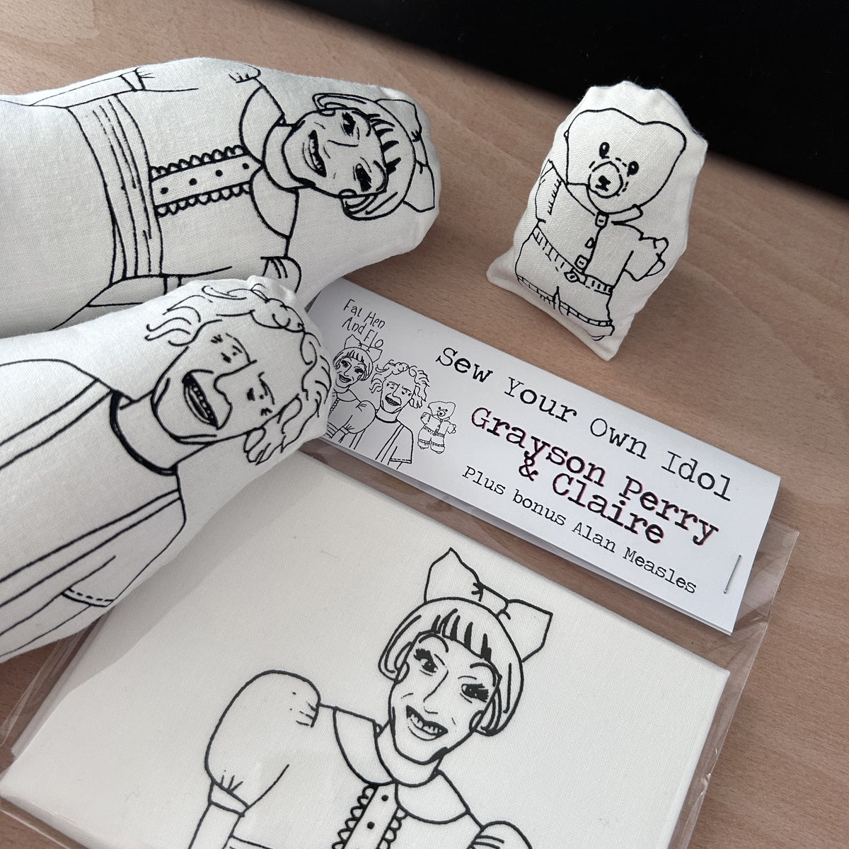 GRAYSON PERRY/CLAIRE - Sew Your Own Idol Doll Kit – Fat Hen And Flo
