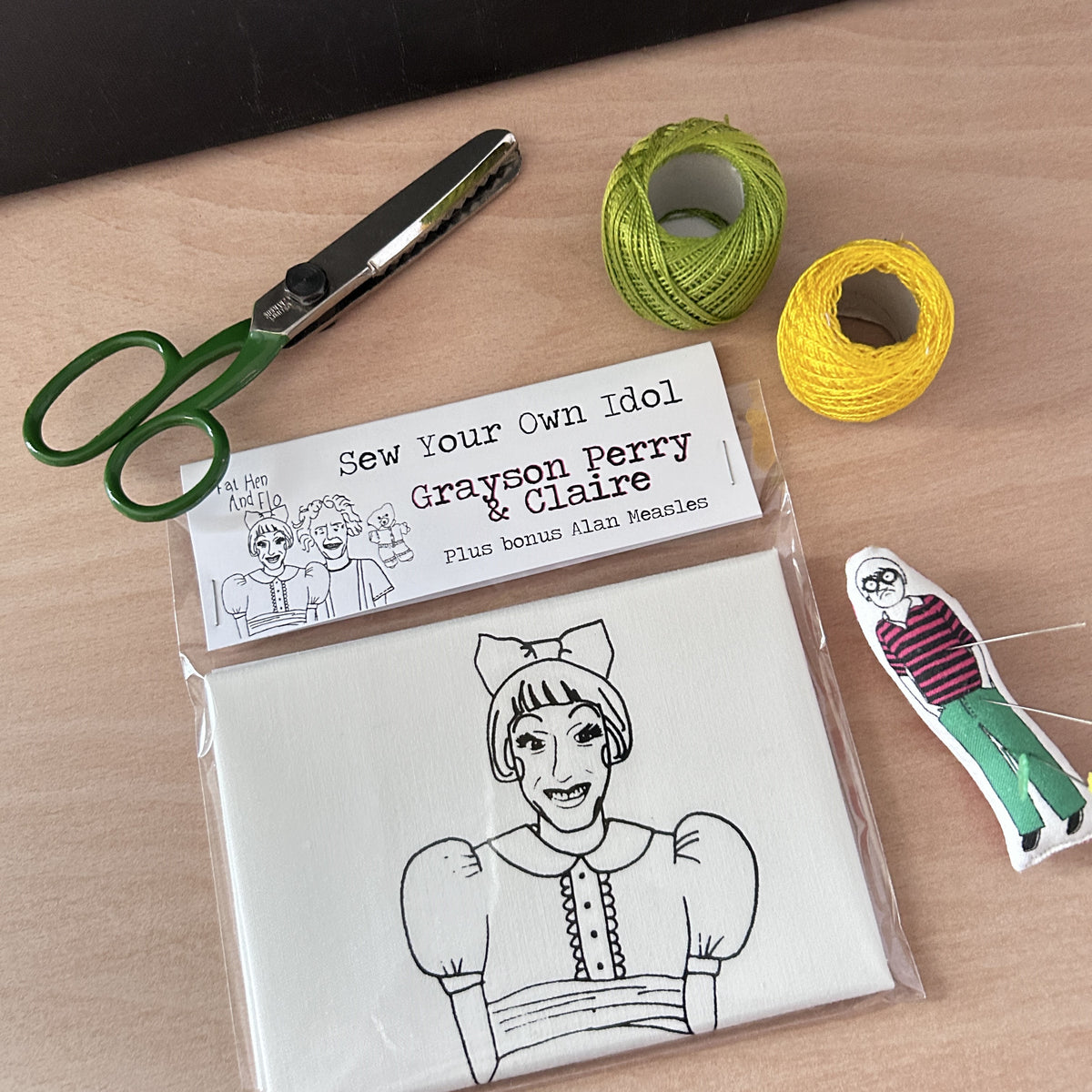 GRAYSON PERRY/CLAIRE - Sew Your Own Idol Doll Kit – Fat Hen And Flo
