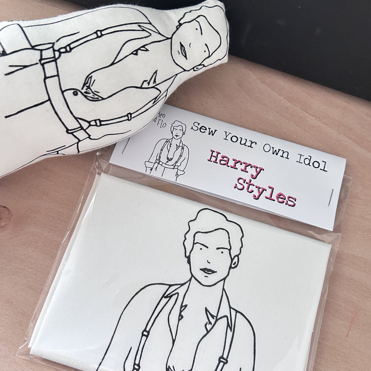 Harry Styles - Sew Your Own Idol craft kit – Fat Hen And Flo