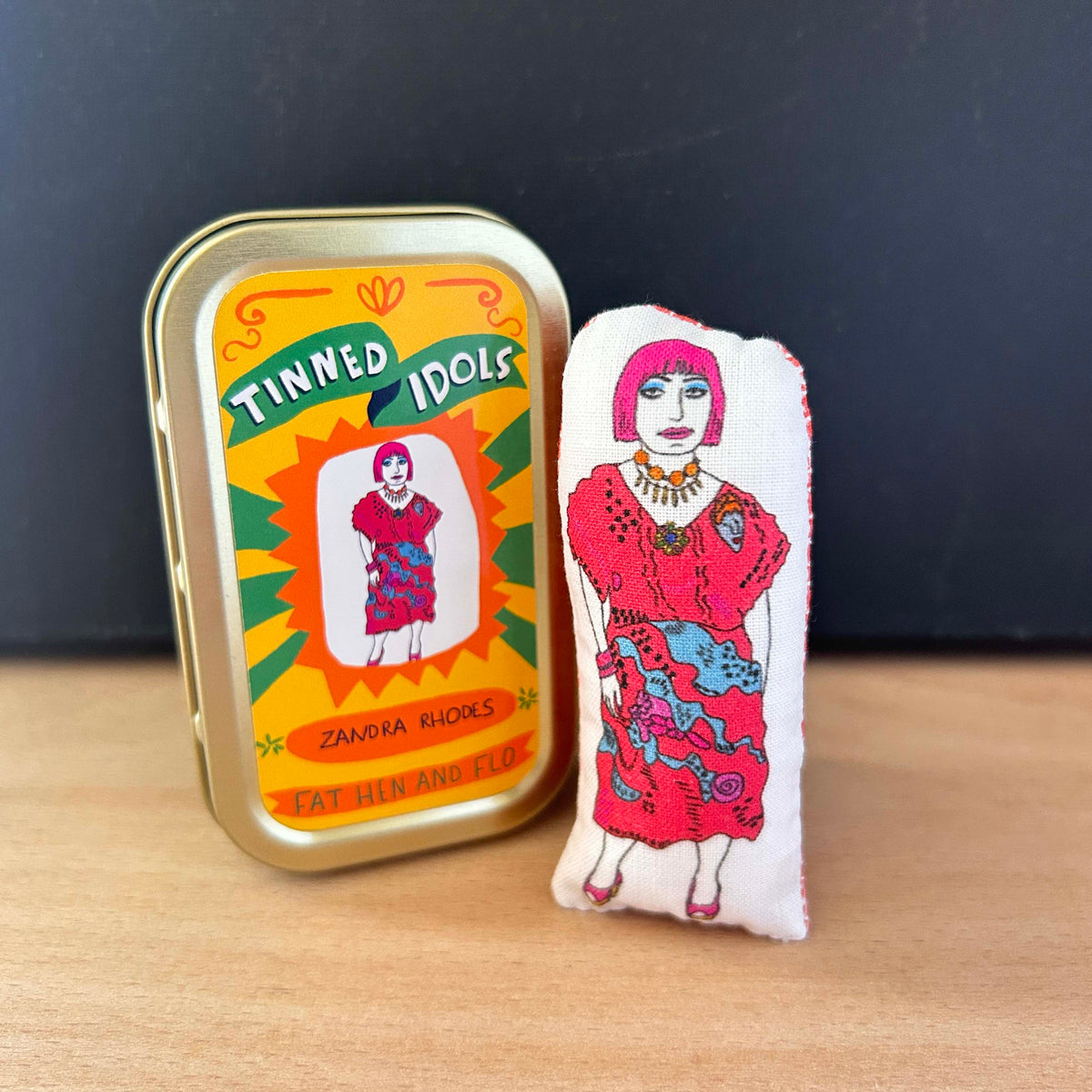 Zandra Rhodes - Mini Keepsake Figure – Fat Hen And Flo
