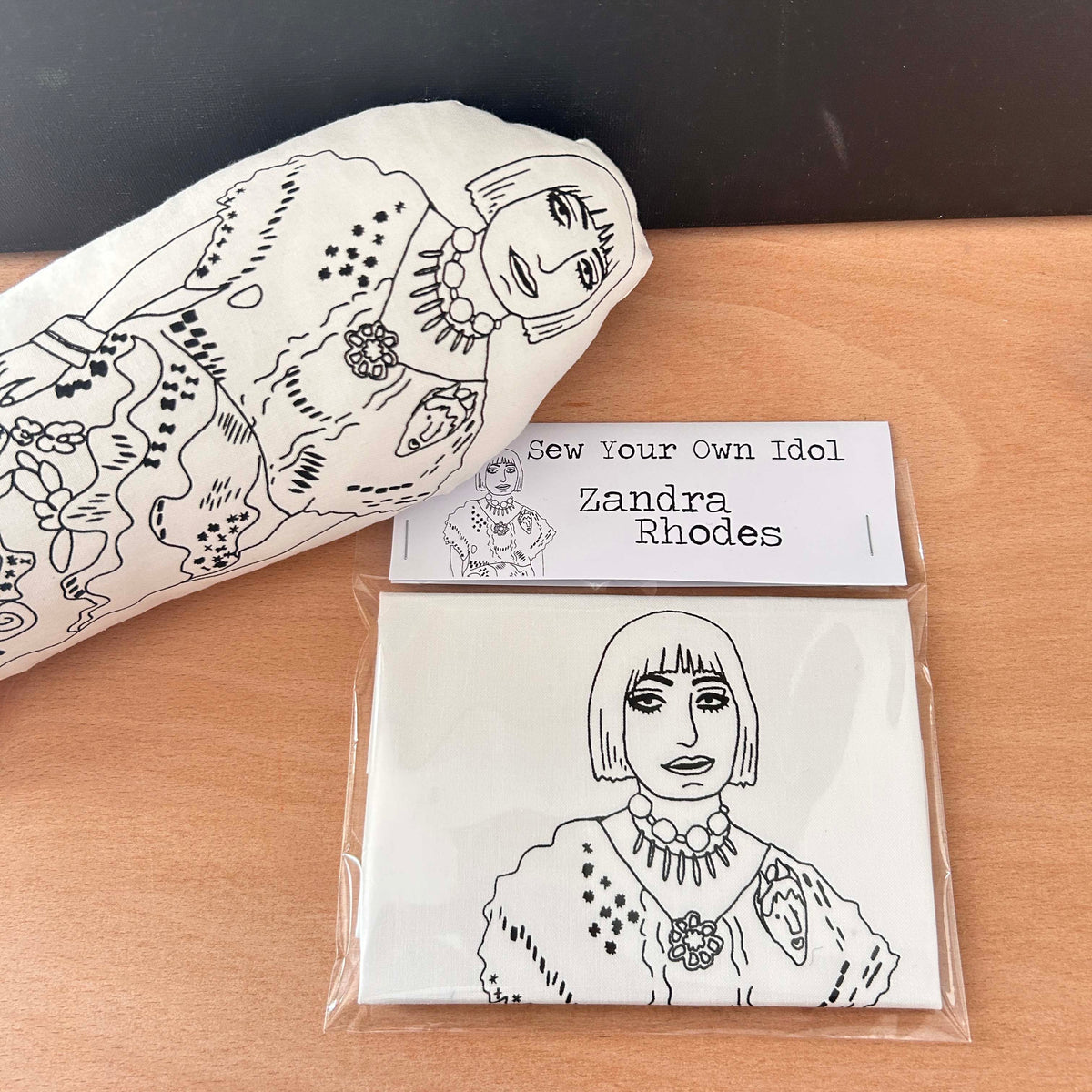 Zandra Rhodes - Sew Your Own Idol Kit – Fat Hen And Flo